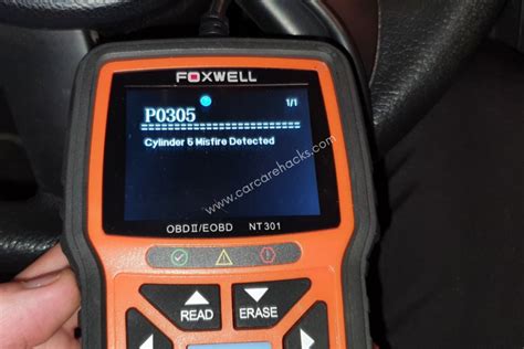 p0305 obd ii cylinder 5 misfire detected trouble code