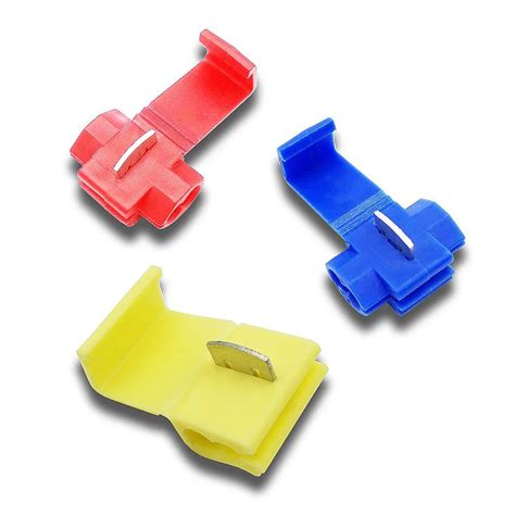 스카치 잠금 장치 색상 전선 케이블 커넥터 빠른 스플 라이스 터미널 크림프 비파괴 라인 없음 Awg 22 18커넥터 Aliexpress