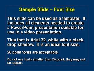 PPT Minimum Font Size Slide PowerPoint Presentation Free Download ID 4119055