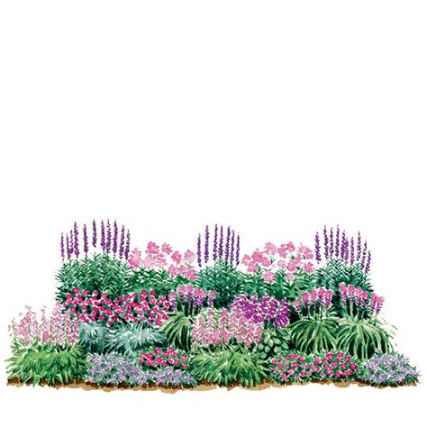 This Pink And Purple Garden Border Is The Perfect Balance Of Calm
