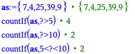 Range Finding The Total Numbers Between Values In Ti Nspire