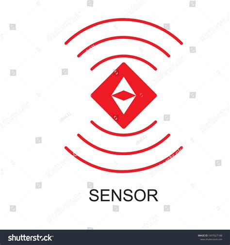 Sensor Icon Monochrome Style Design Machine Stock Vector Royalty Free 1697027188 Shutterstock