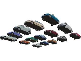 Collection Of Cars 3d Model 3d Cad Browser