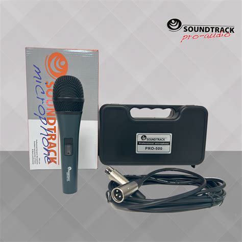PRO-500 Hand held wired microphone – Soundtrack USA
