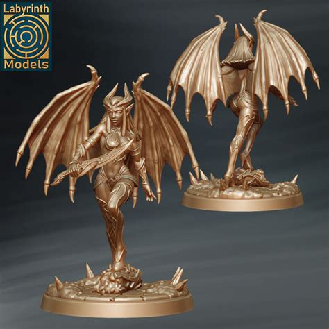 3d Printable Succubi 32mm Scale By Labyrinth Models