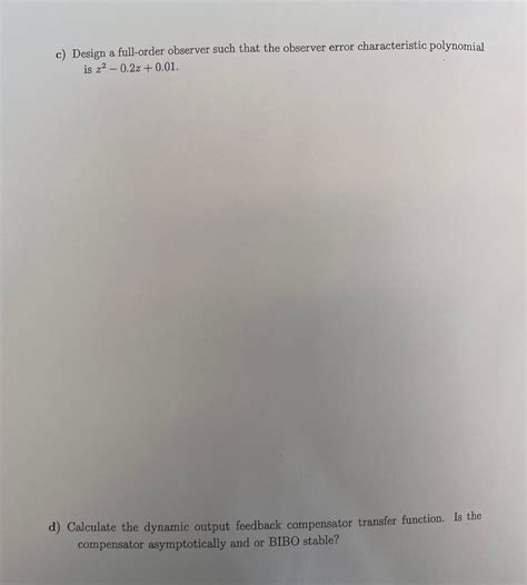 Solved Problem Points Consider The State Space Chegg