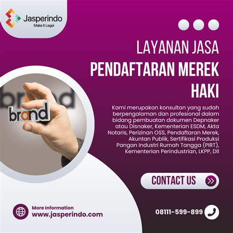 Manfaat Pendaftaran Merek Jasperindo