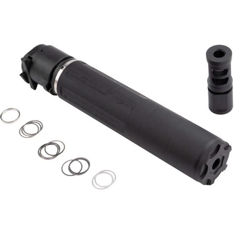 Cmmg Defcan 762 Direct Thread Suppressor 308 Win 1 3 8x24 Black With 5 8x24 Muzzle Brake