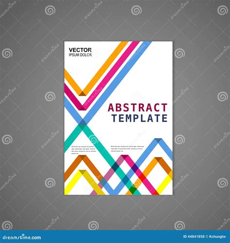 Colorful Triangle Pattern Background Poster Stock Vector Illustration Of Invitation