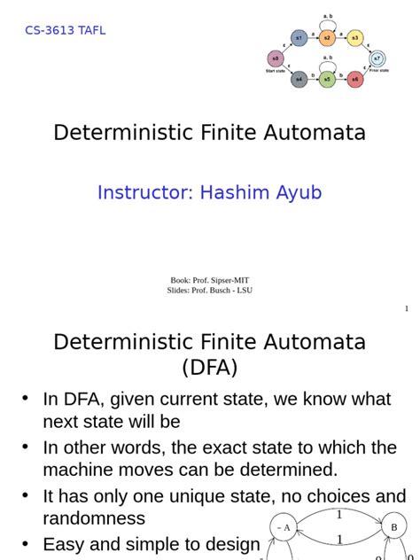 2 Deterministic Finite Automata Pdf Automata Theory Formal Methods