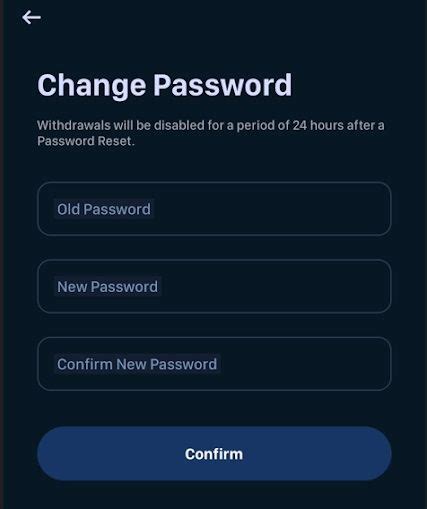 How Do I Reset My Password App Help Center