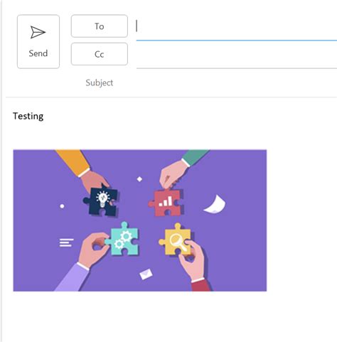 image does not appear on html while extracting the msg file to