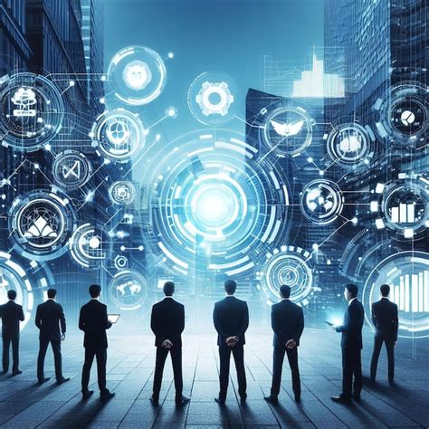 Premium Ai Image Future Business Analysis Ai Generated Illustration