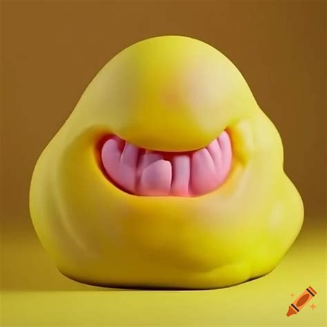 Distorted Plasticine Character Resembling Spongebob Squarepants With Unique Features On Craiyon
