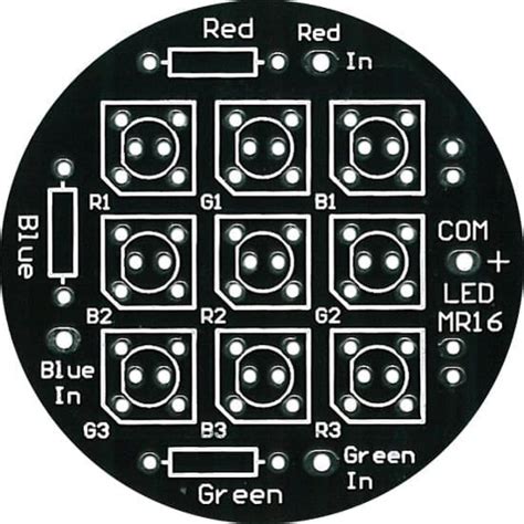 LED MR LED MR Display With White Piranha LEDs