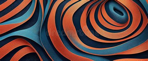 Minimalist Abstract Animated Monochromatic Wave Pattern Background Stock Illustration