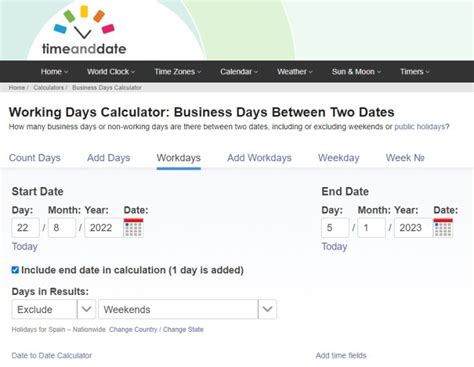 Cómo calcular la cantidad exacta de días entre dos fechas NeoTeo