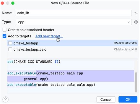 Quick CMake Tutorial CLion Documentation