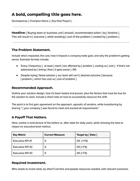 Roman Howe On Linkedin Brilliant One Pager Value Proposition With