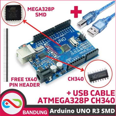 Jual Arduino Uno R3 Atmega328p Smd Ch340 Compatible Board Plus Usb Cable Cncst00 Ayo Beli