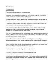 Ap Bio Notes Pdf Kevin Gutierrez Ap Biology Notes Matter Is Anything That Takes Up Space And