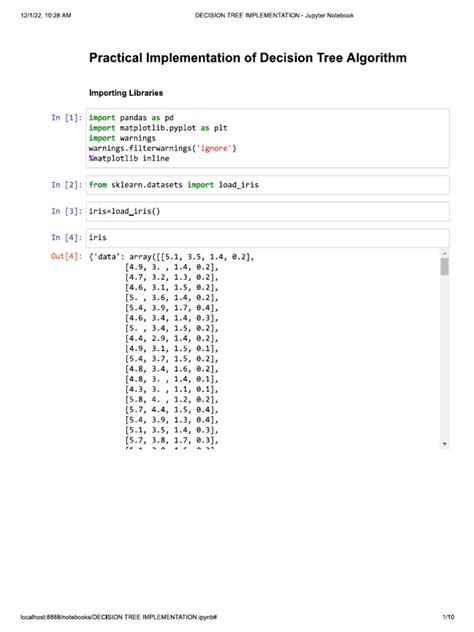 Decision Tree Practical Pdf