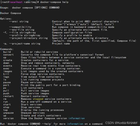 Compose Docker 命令 转docker Docker Compose Up命令mob6454cc6f4a4e的技术博客51cto博客