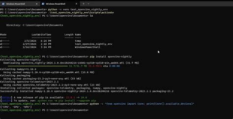 Chungyeh Wang On Linkedin Pip Install Openvino Nightly Has Npu Plugin Install Also Now Its