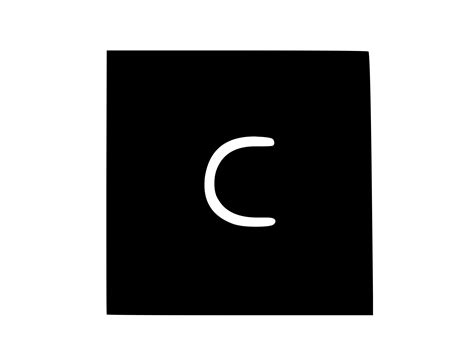 Square Shape With Playful Mono C Graphic By GraphicsBam Fonts Creative Fabrica