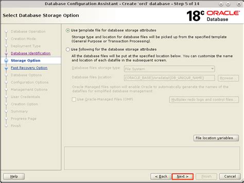 Create A Non Container Database Using Dbca Advanced Mode