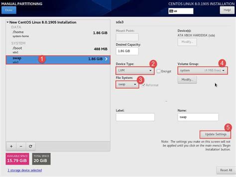 Step By Step Create Lvm During Installation Rhelcentos 78 Golinuxcloud