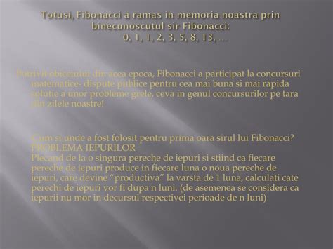 Ppt şirul Fibonacci Powerpoint Presentation Free Download Id 4674862