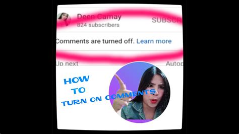How To Turn On Comments On Youtube 5 Enable Comments Youtube