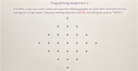 Solved Programming assignment 3(P1) ﻿Write a code (use | Chegg.com