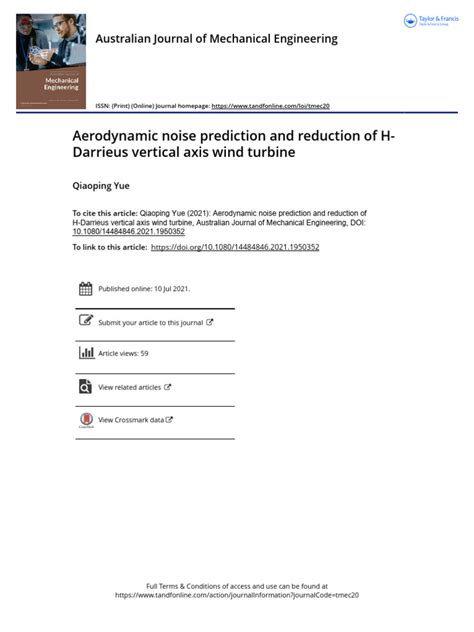 Aerodynamic Noise Prediction And Reduction Of Hdarrieus Vertical Axis
