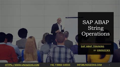 Sap Abap Training Sap Abap String Operations Sap Abap Hana Youtube