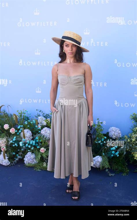 Madrid Spain Sandra Fennou Attends Glowfilter Cosmetics Annual Party At Hip Dromo De