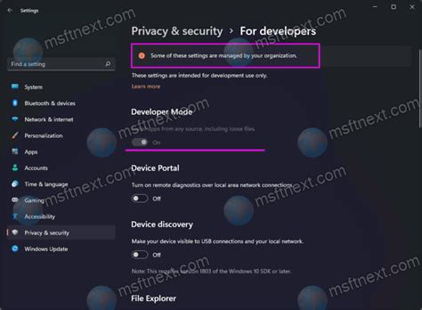 Enable Windows Developer Mode Methods