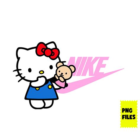 Hello Kitty Nike Png Hello Kitty Swoosh Png Nike Logo Png Inspire