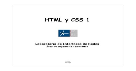 Html Y Css 1 Upna · • En Algunos Elementos Se Permite Omitir El