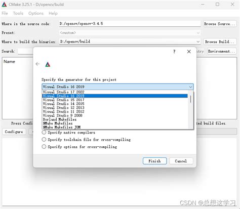 windows下的opencv3 4 5 opencv contrib 3 4 5编译使用 csdn博客