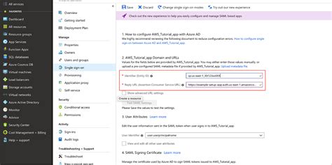 Setup Aws Cognito User Pool With An Azure Ad Identity Provider To