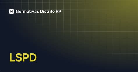 Lspd Normativas Distrito Rp