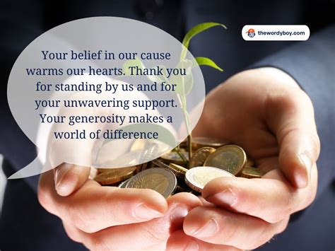 Sponsorship Appreciation Quotes