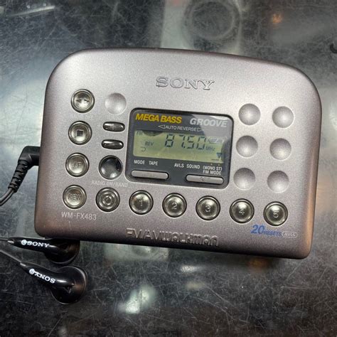 Vintage Retro Sony Walkman Wm Fx483 Radio Cassette Player Keset Aiwa
