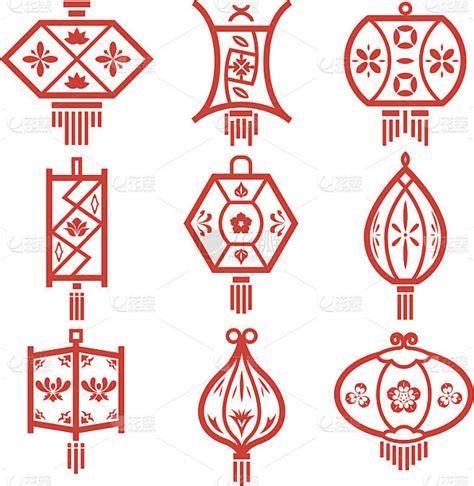中国图案灯笼设计