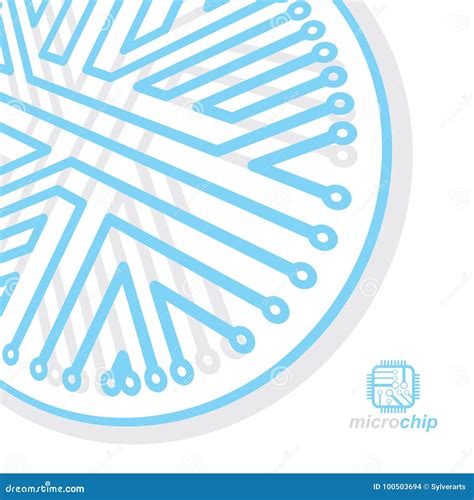 Vector Circuit Board Digital Technologies Abstraction Computer Stock