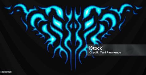 차량 그래픽 스트라이프 핫 로드 레이싱 불꽃 낙서 자동차 데 칼 자동차의 후드에 준비 된 비닐 그래픽 디자인 벡터 일러스트 레이 션 화염 패턴에 대한 스톡 벡터 아트 및