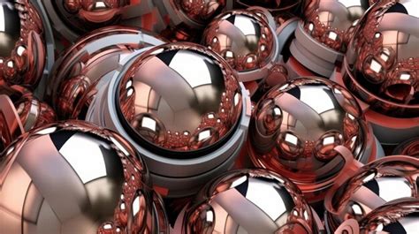 Abstract Art Collision Of Objects In Space Dynamic Composition Of Spheres Premium Ai Generated