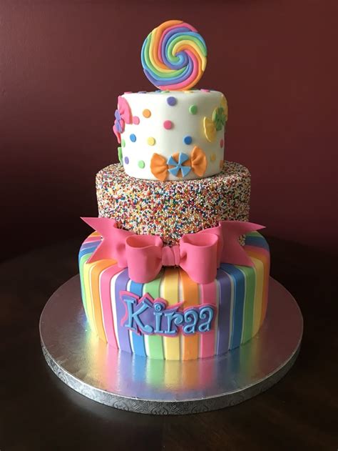 Candyland Sheet Cake